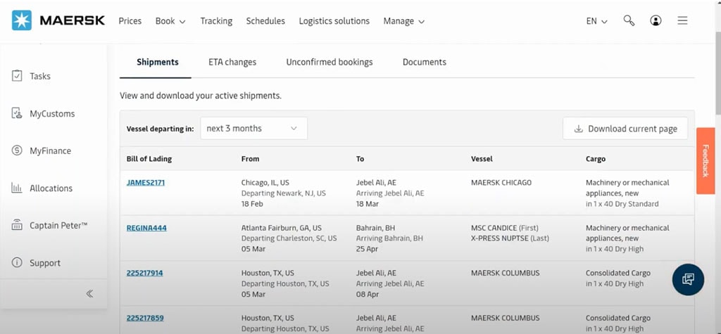 How to Submit Shipping Instructions on Maersk.com | Maersk