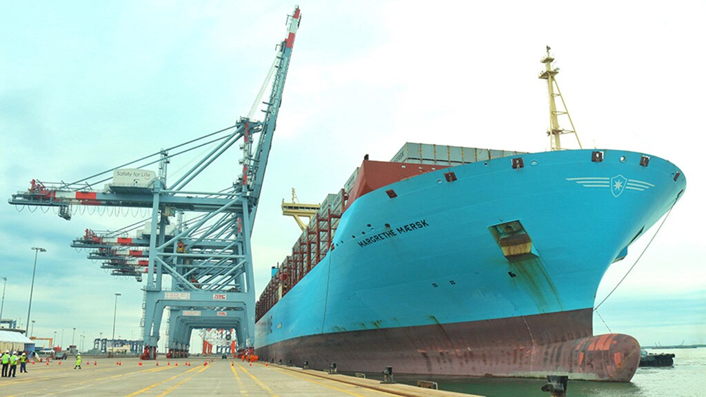 Maersk Line’s Margrethe Maersk becomes the largest vessel to call ...