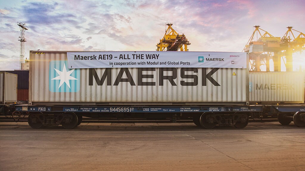 Maersk doubles capacity on weekly ocean-rail service from Asia to Europe