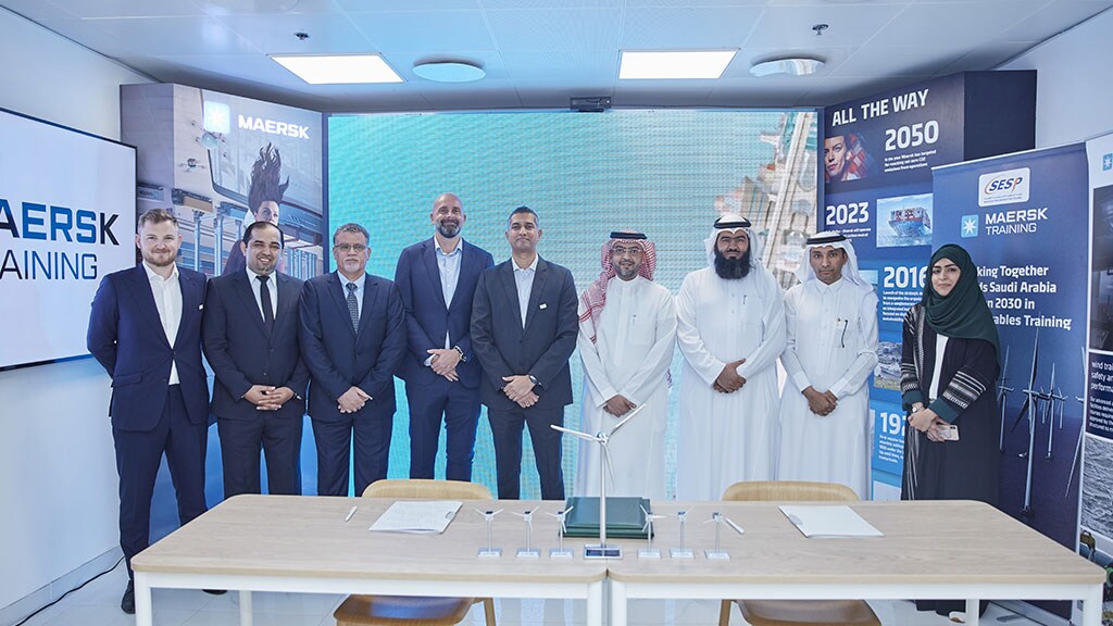 Maersk Training partners with Saudi Electric Services Polytechnic | Maersk