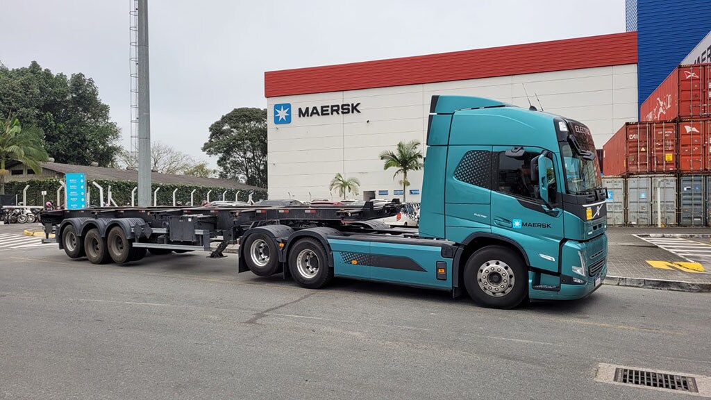 Maersk pilots heavy-duty electric truck solutions in Brazil | Maersk