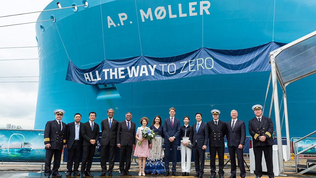 Maersk Names Newest Dual-Fuel Methanol Vessel “A.P. Møller” in ...