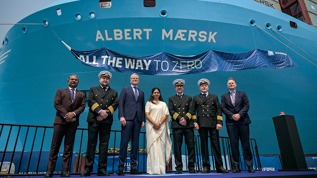 Maersk names its 11th dual-fuel Methanol vessel ‘Albert Maersk’ in ...
